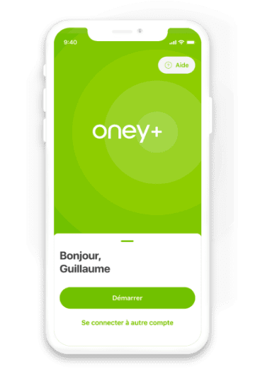 Nouvelle application bancaire Oney